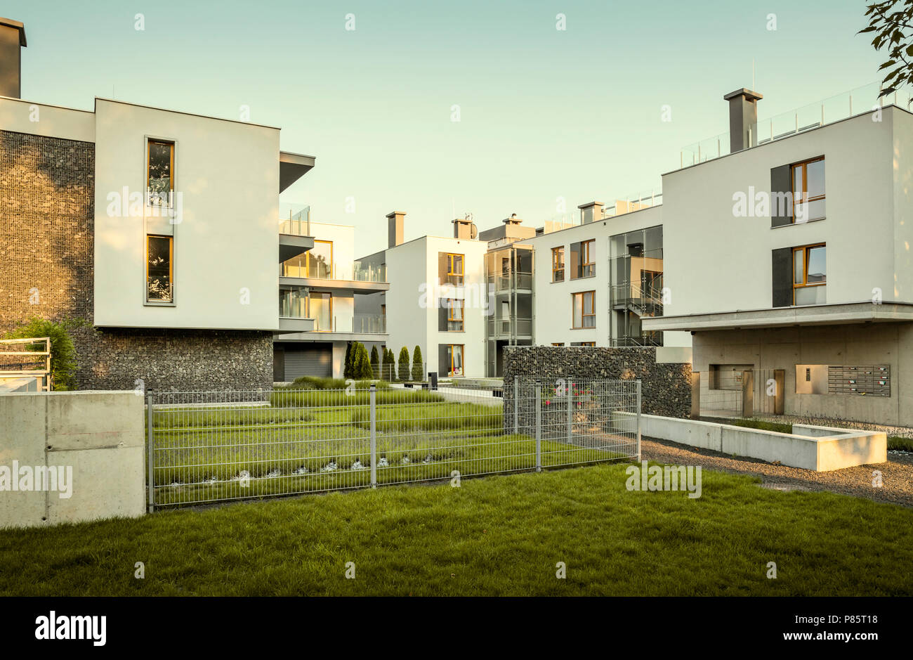 Modern housing development Stock Photo - Alamy