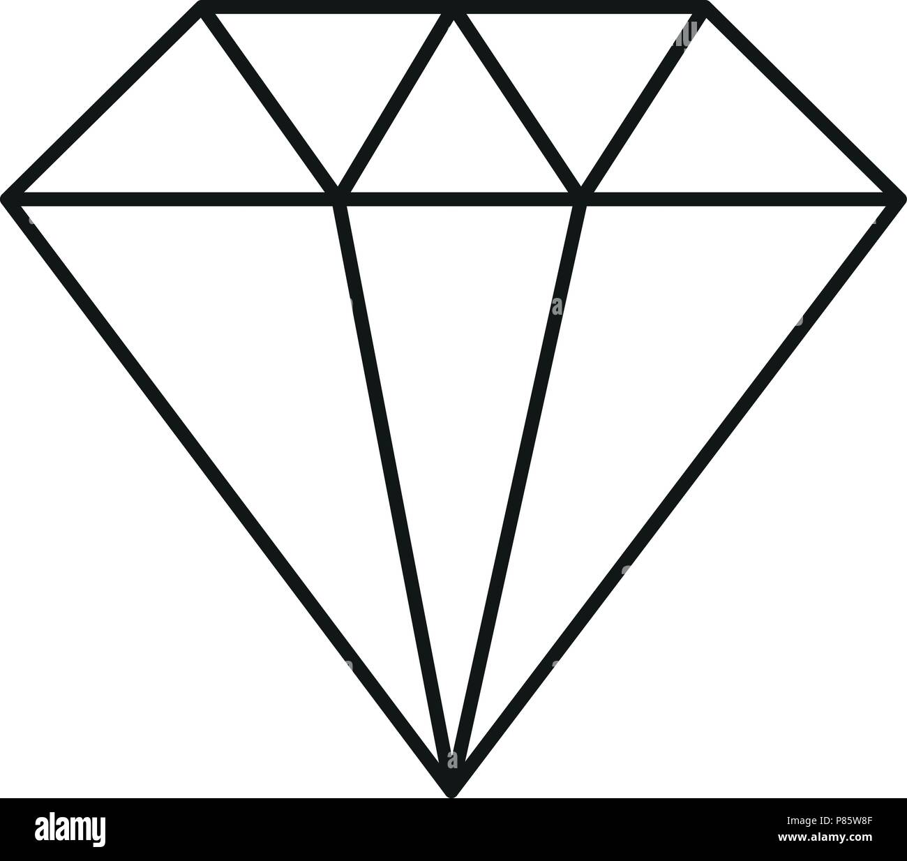 Diamond vector hi-res stock photography and images - Alamy