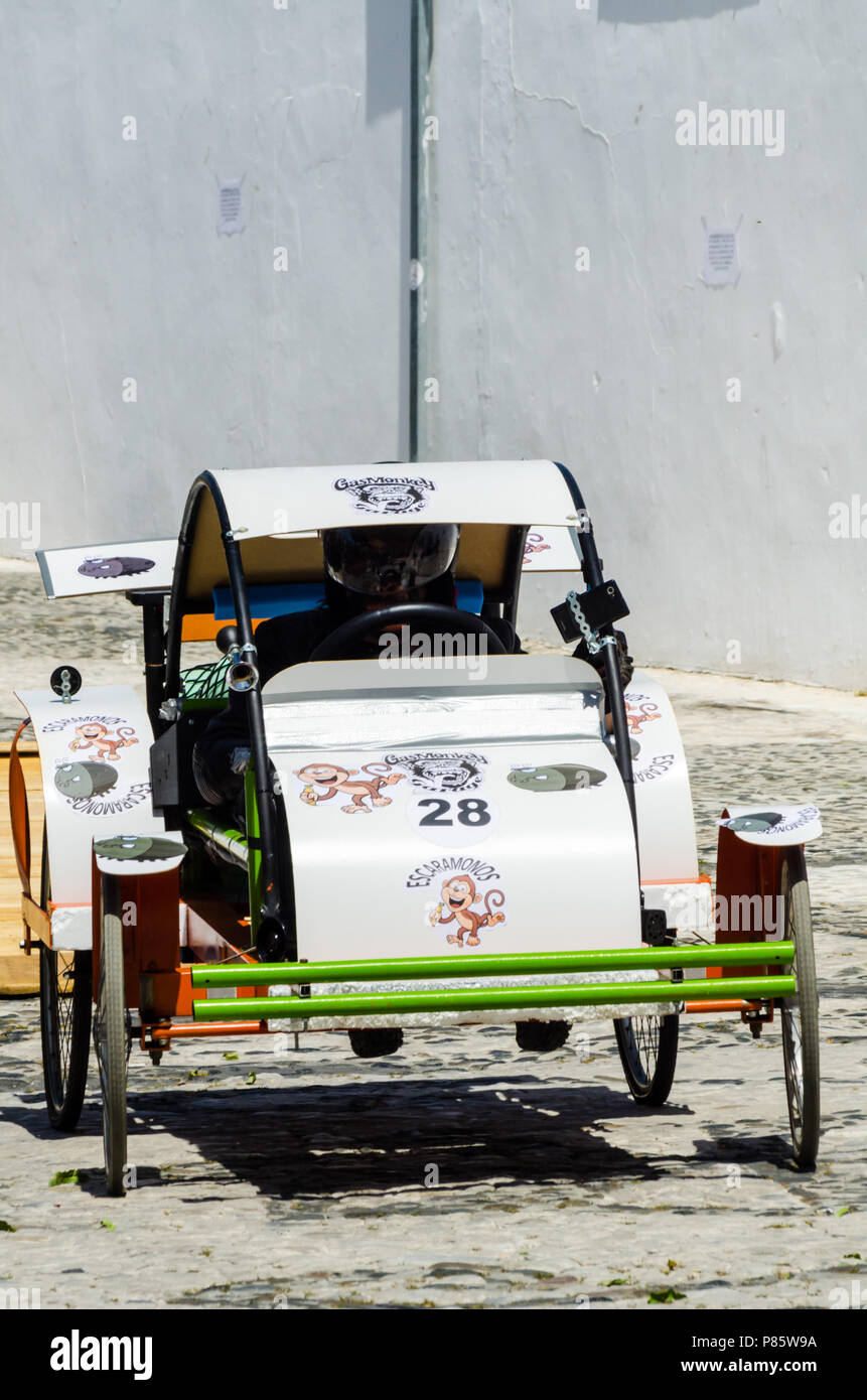 FRIGILIANA, SPAIN - MAY 13, 2018 "Autos Locos" - traditional fun ...