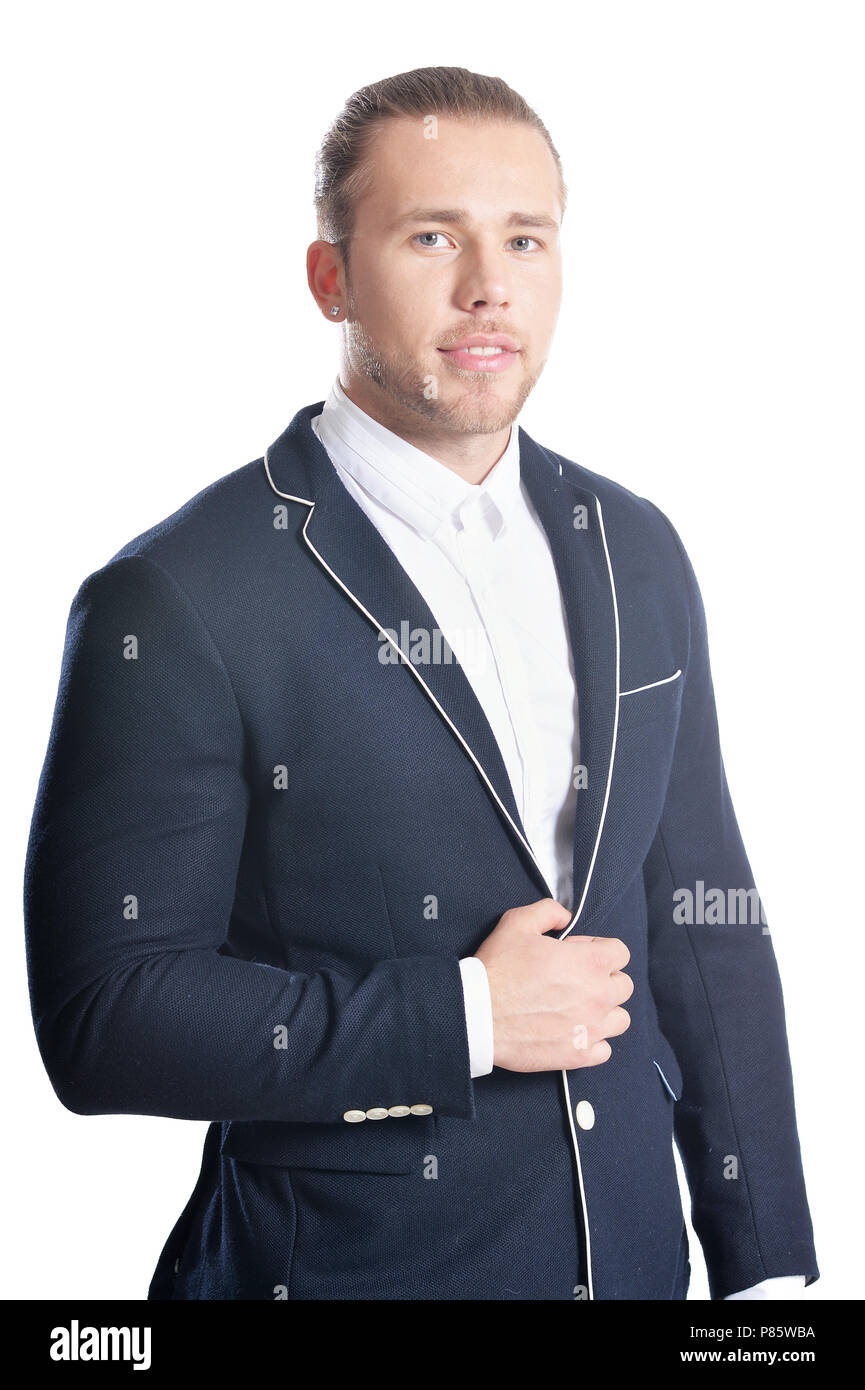 man posing isolated Stock Photo - Alamy