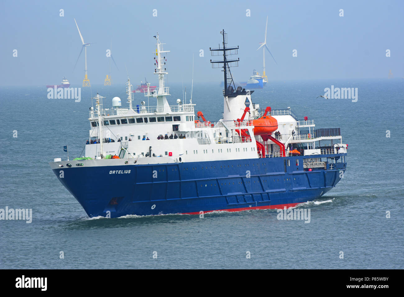The expeditionary cruise ship Ortelius returns to Aberdeen from an ...