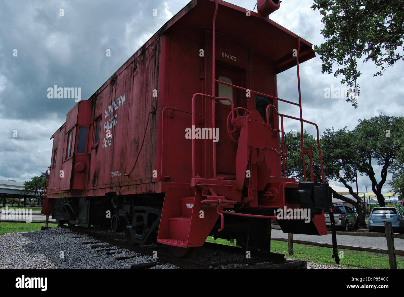 Southern railroad train caboose hi-res stock photography and images - Alamy