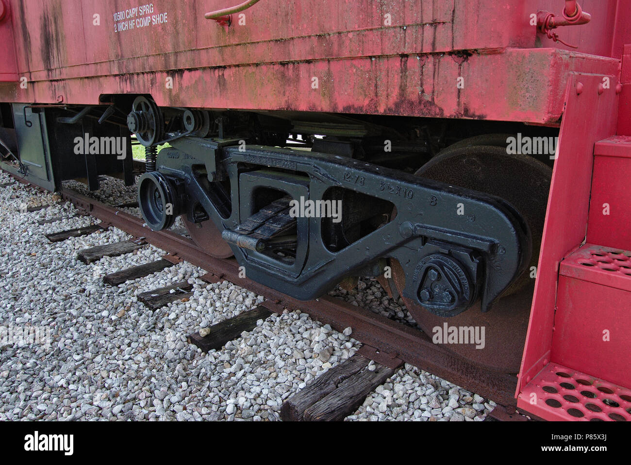 Pacific railroad caboose hi-res stock photography and images - Alamy