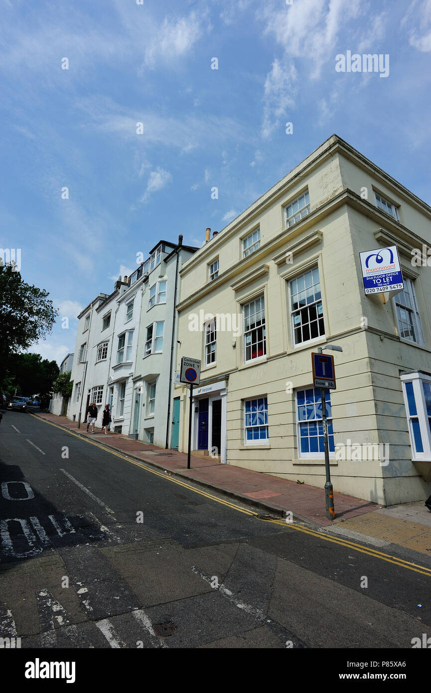 Street Scene in Brighton, English Seaside Town, Brighton & Hove, East ...