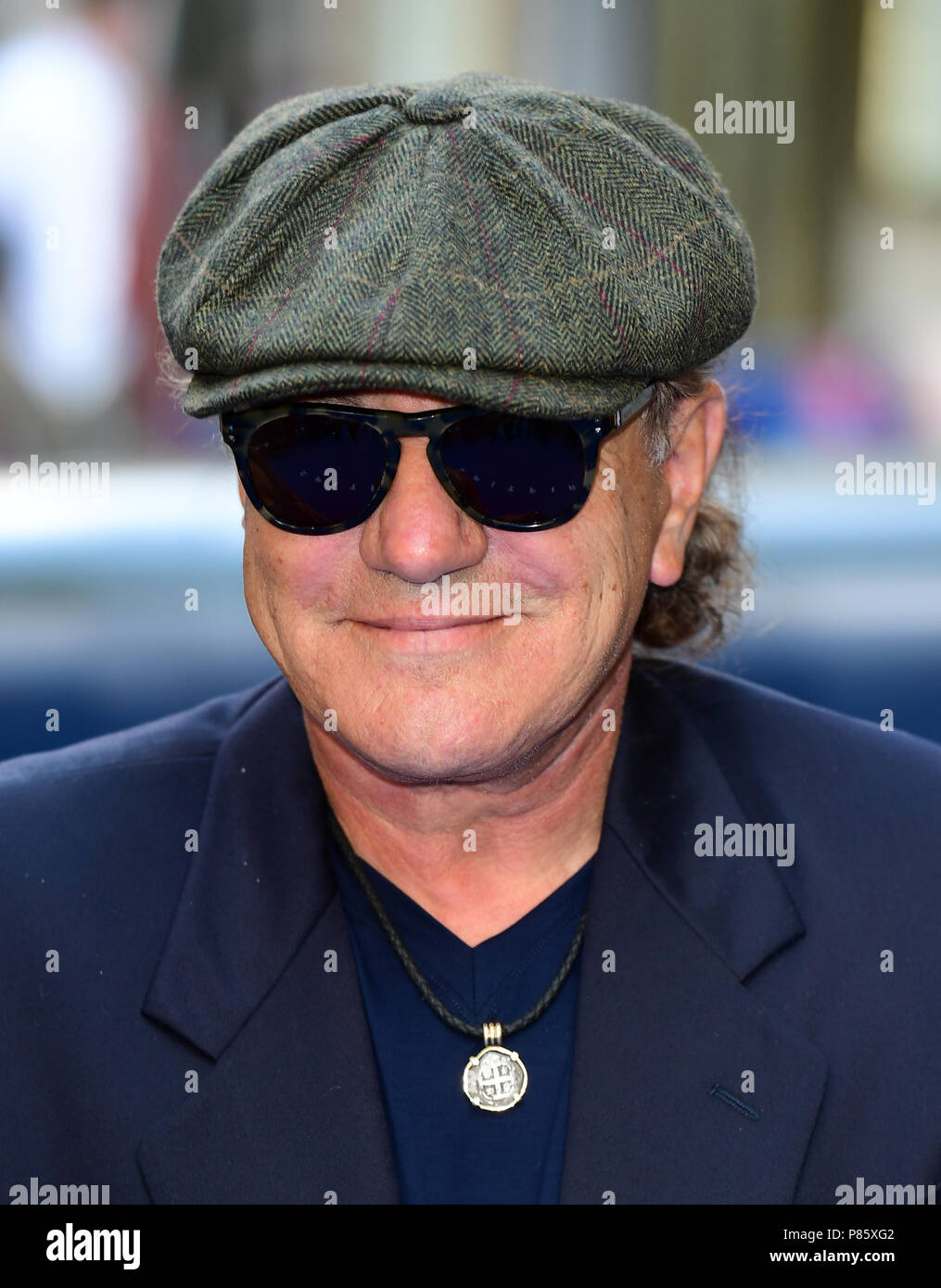 Brian Johnson attending the premiere of Spitfire, held at the Curzon ...