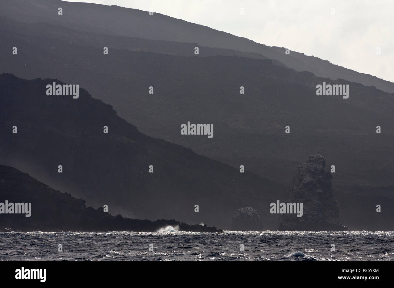 Remote island in the Atlantic Ocean Stock Photo - Alamy
