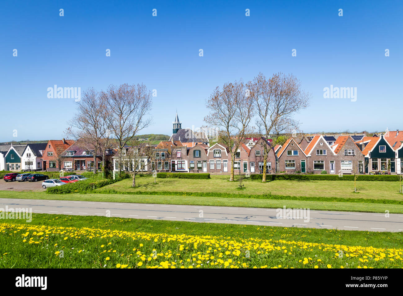Village Oudeschild on Texel island in the Netherlands Stock Photo - Alamy