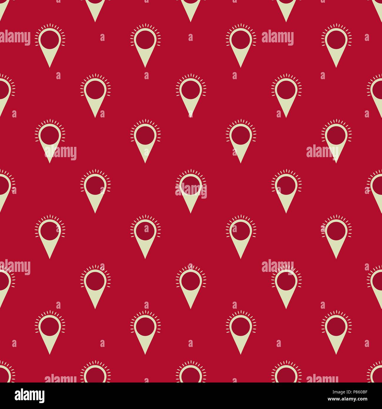 Location mark pattern seamless in flat style for any design eps10 Stock ...