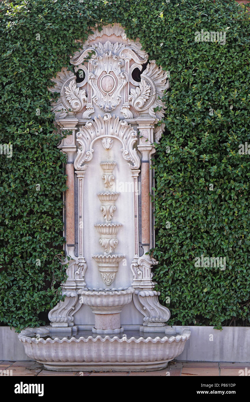 Decorative marble water fountain in Istanbul Turkey Stock Photo - Alamy