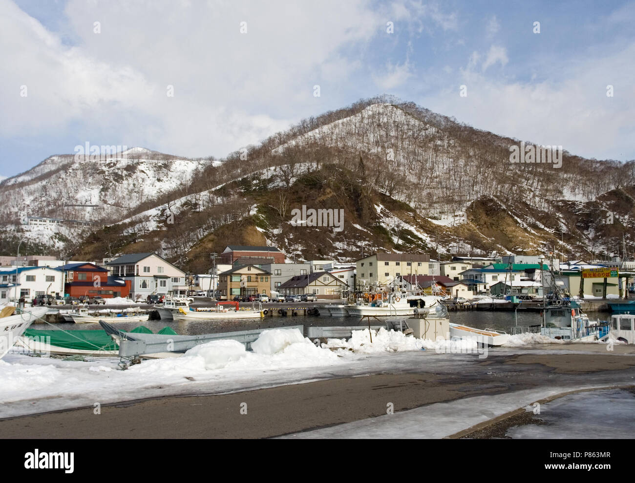 Rausu op Hokkaido; Rausu on Hokkaido Stock Photo - Alamy