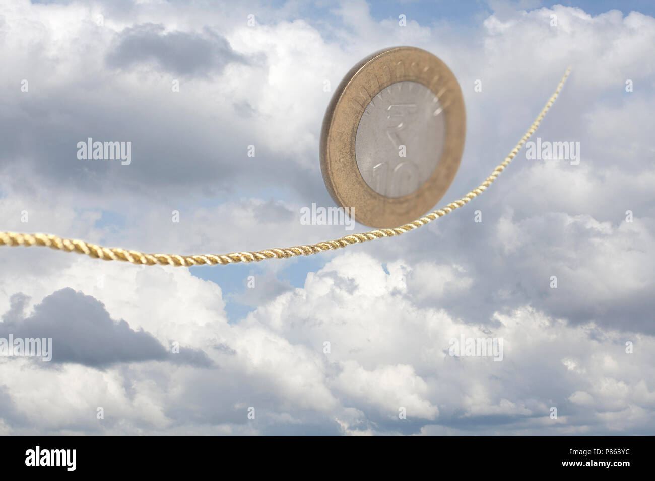 Indian rupee notes falling hi-res stock photography and images - Alamy
