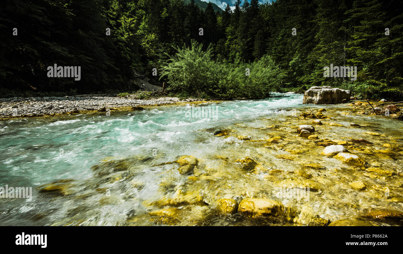 CClear water in mountains river Stock Photo - Alamy