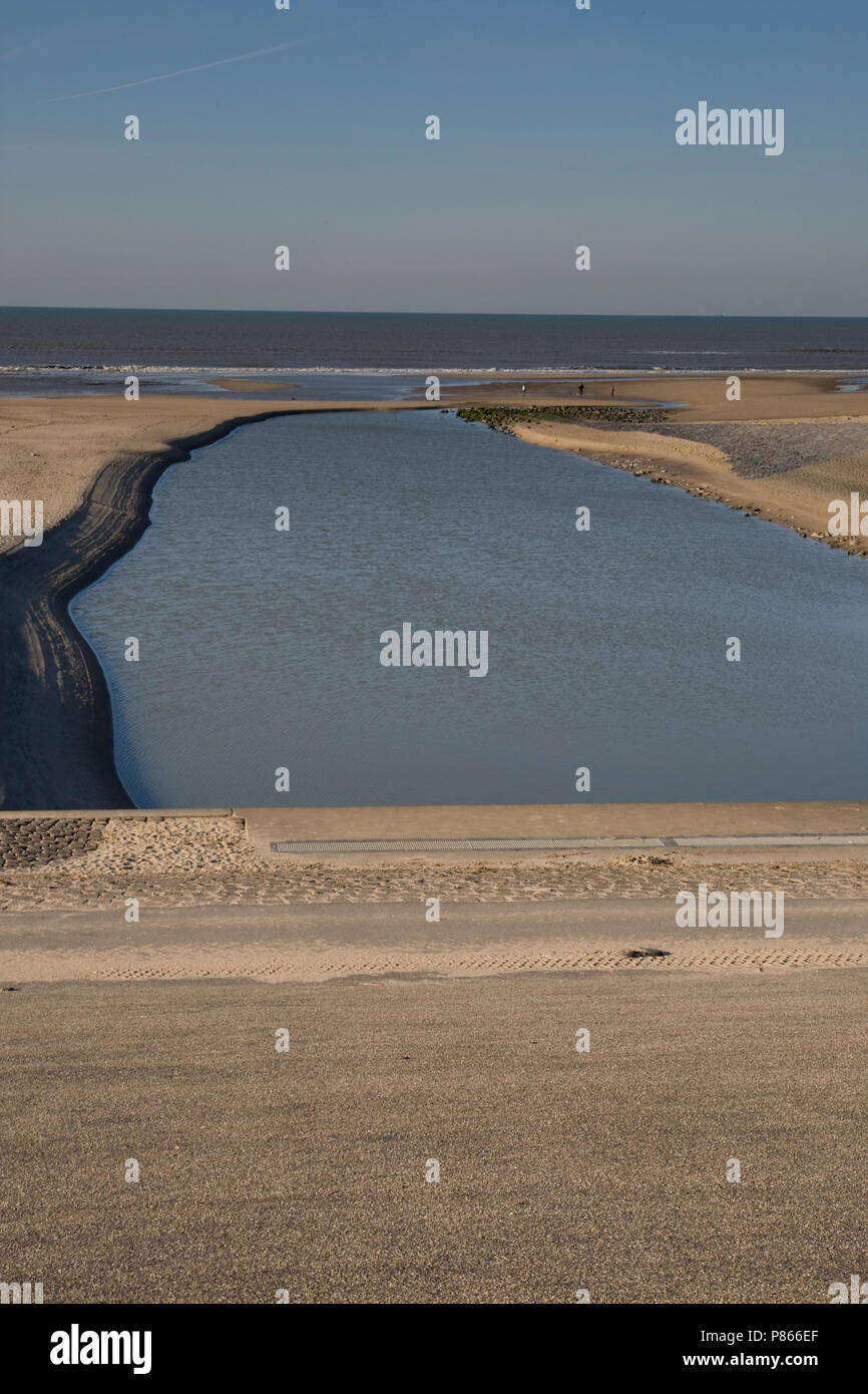 De uitwatering bij Katwijk Stock Photo - Alamy