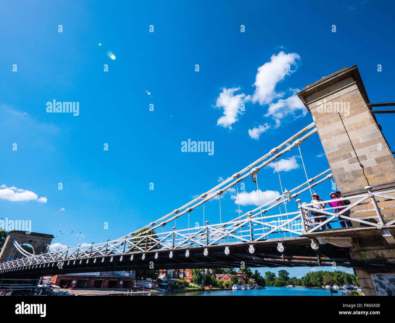 Marlow suspension bridge hi-res stock photography and images - Alamy