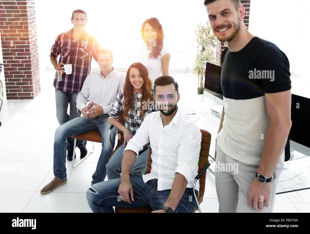 creative team design Agency .photo with copy space Stock Photo - Alamy