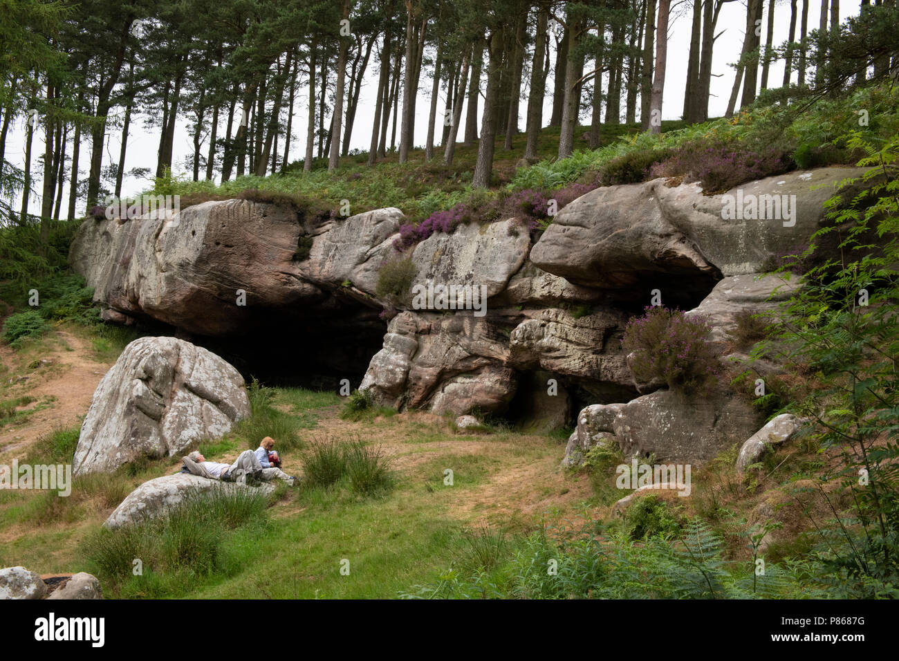 St cuthbert cave hi-res stock photography and images - Alamy