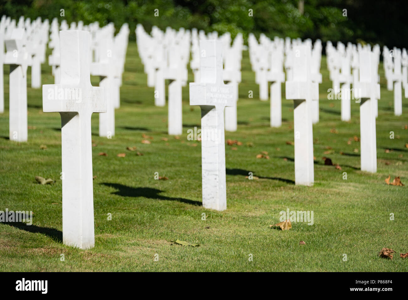 The Suresnes American military cemetery and memorial, Suresnes (near ...