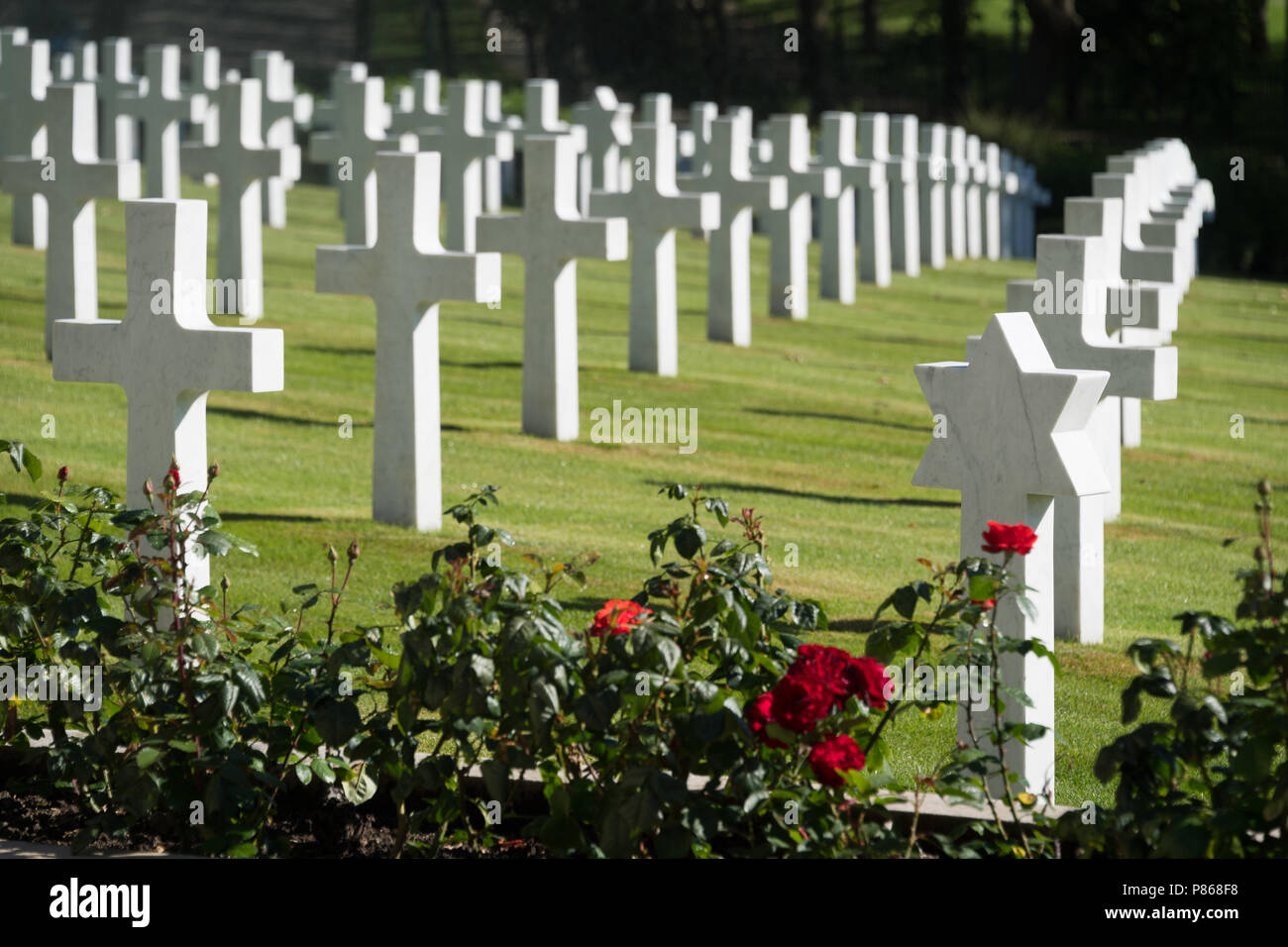 The Suresnes American military cemetery and memorial, Suresnes (near ...