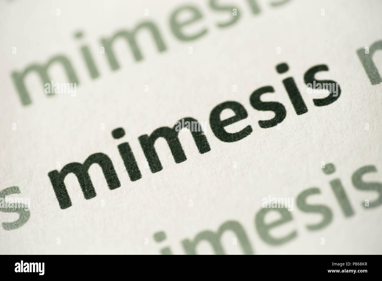 Mimesis hi-res stock photography and images - Alamy