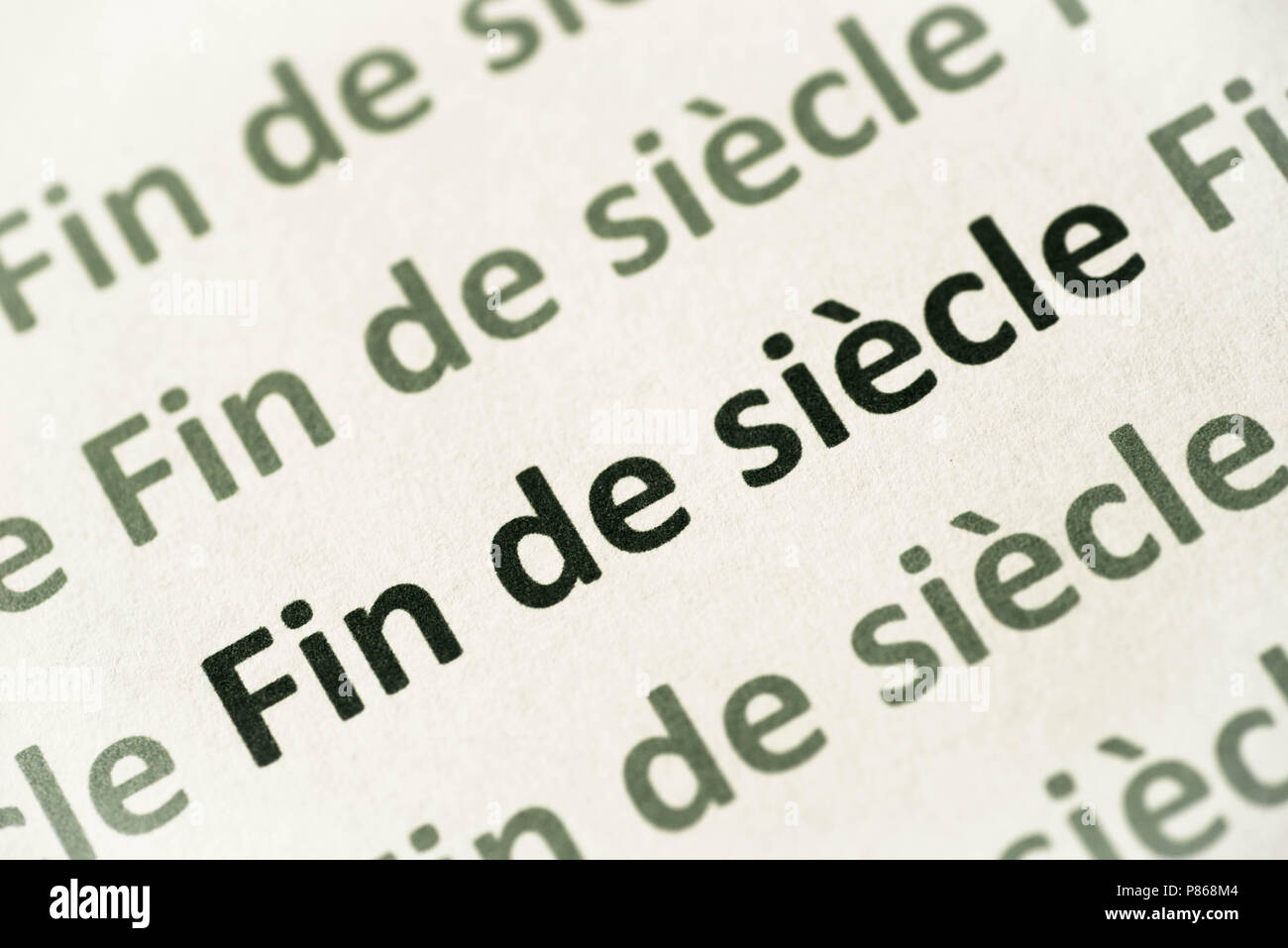 Siecle hi-res stock photography and images - Alamy