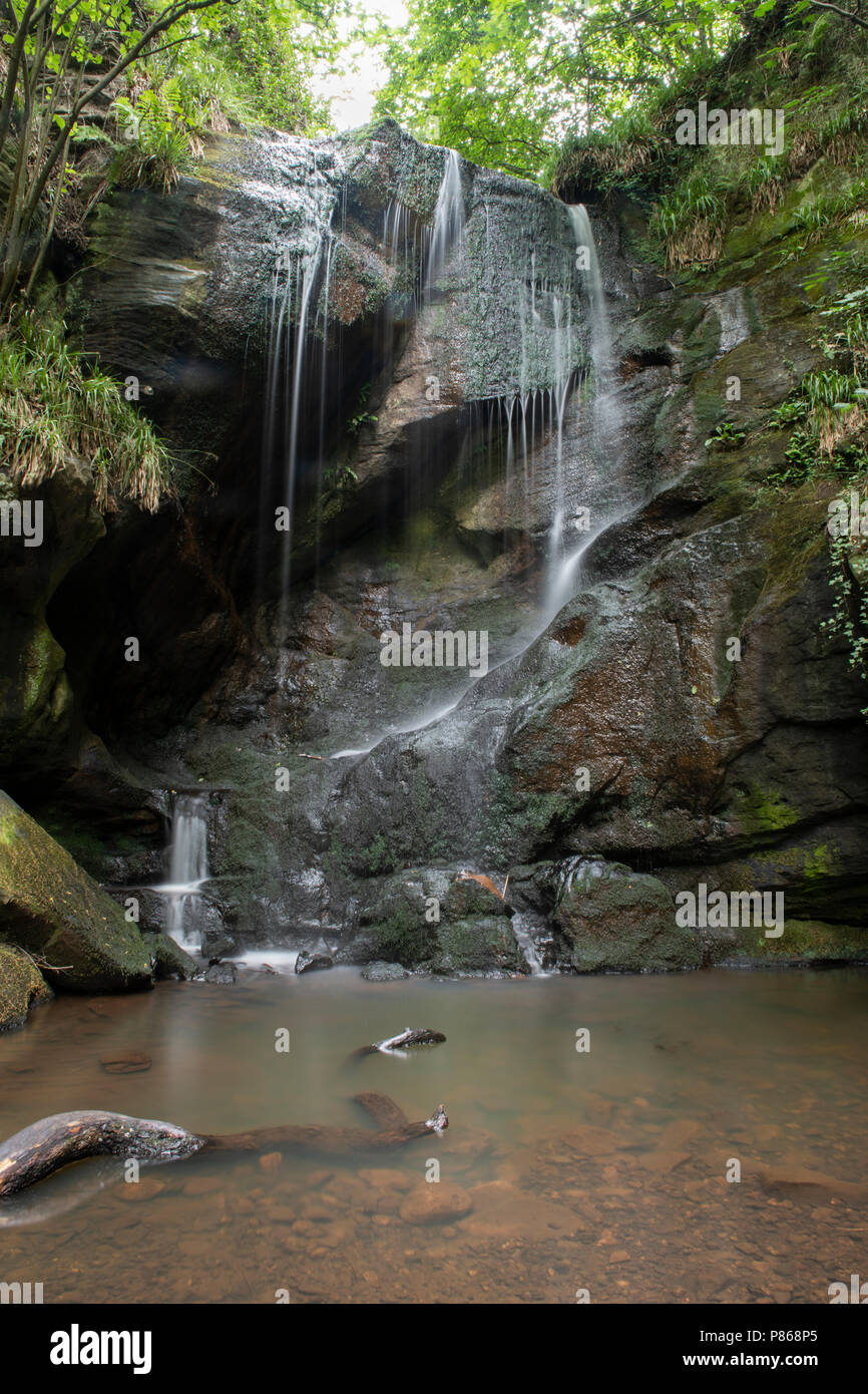 Roughting Linn waterfall Stock Photo - Alamy