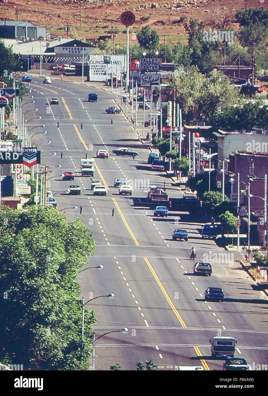 Main Street of Moab 1972 Stock Photo - Alamy