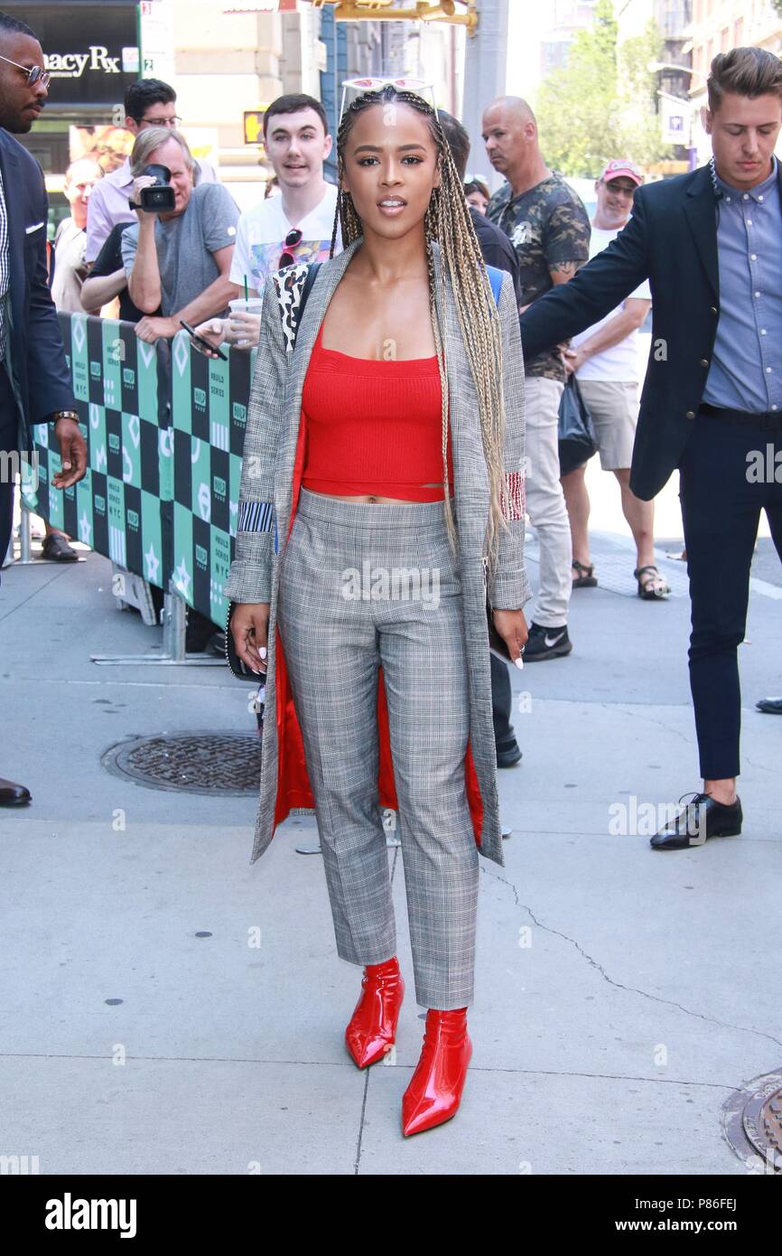 New York, NY, USA. 9th July, 2018. Serayah McNeill at BUILD SERIES on ...