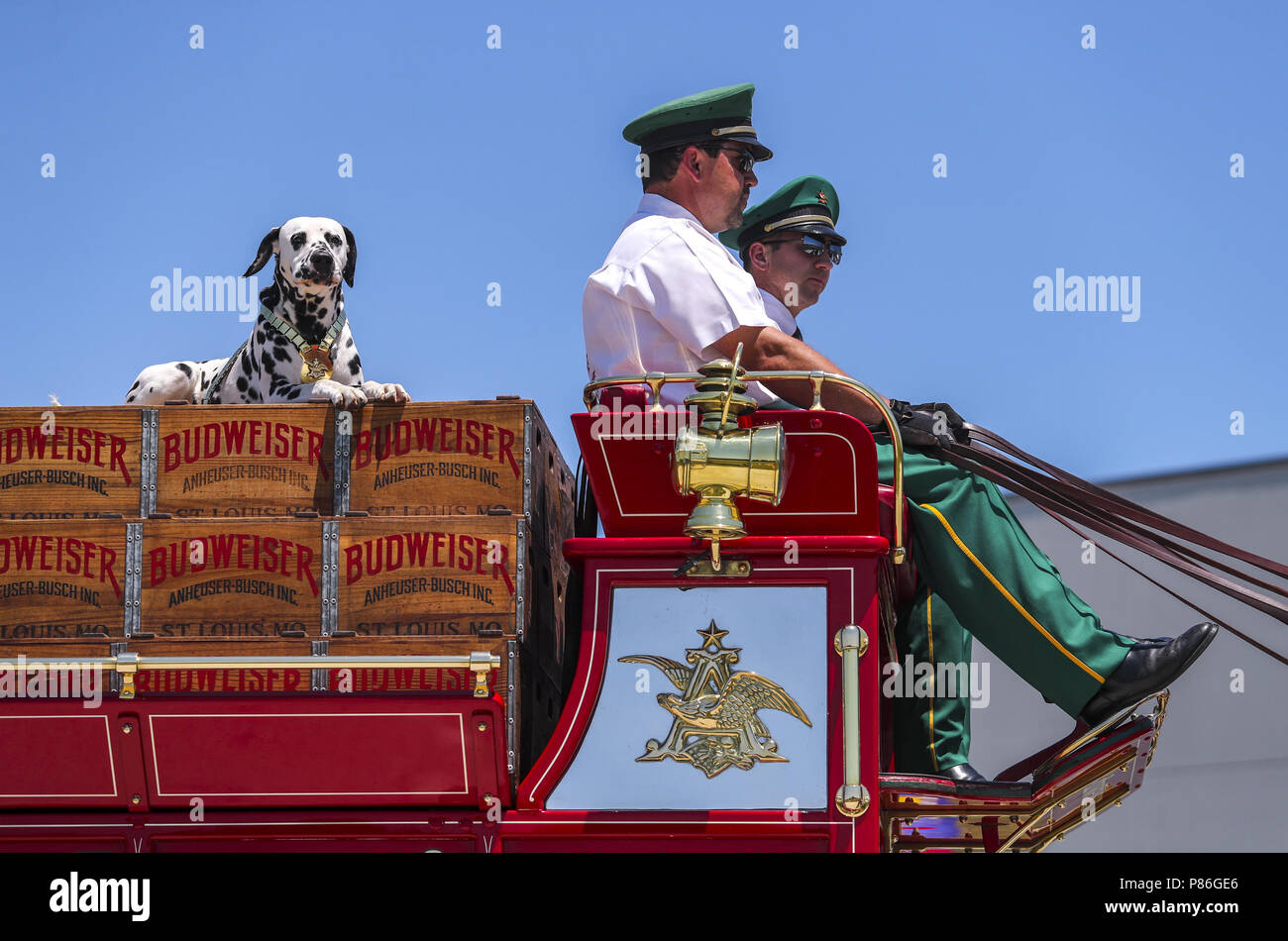 Davenport, Iowa, USA. 7th July, 2018. Drivers Manny Raber, near, and ...