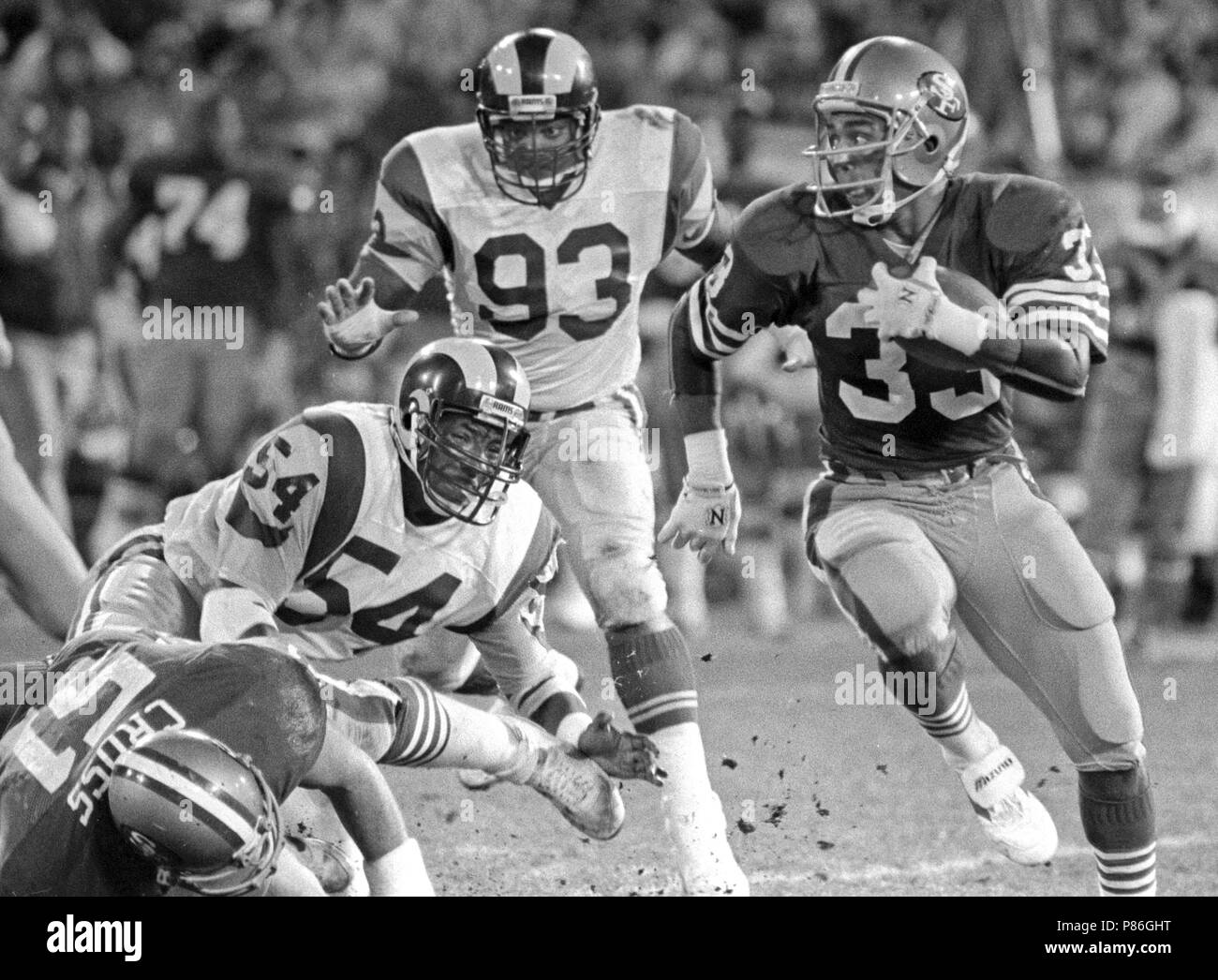 Rams 49ers Black and White Stock Photos & Images - Alamy