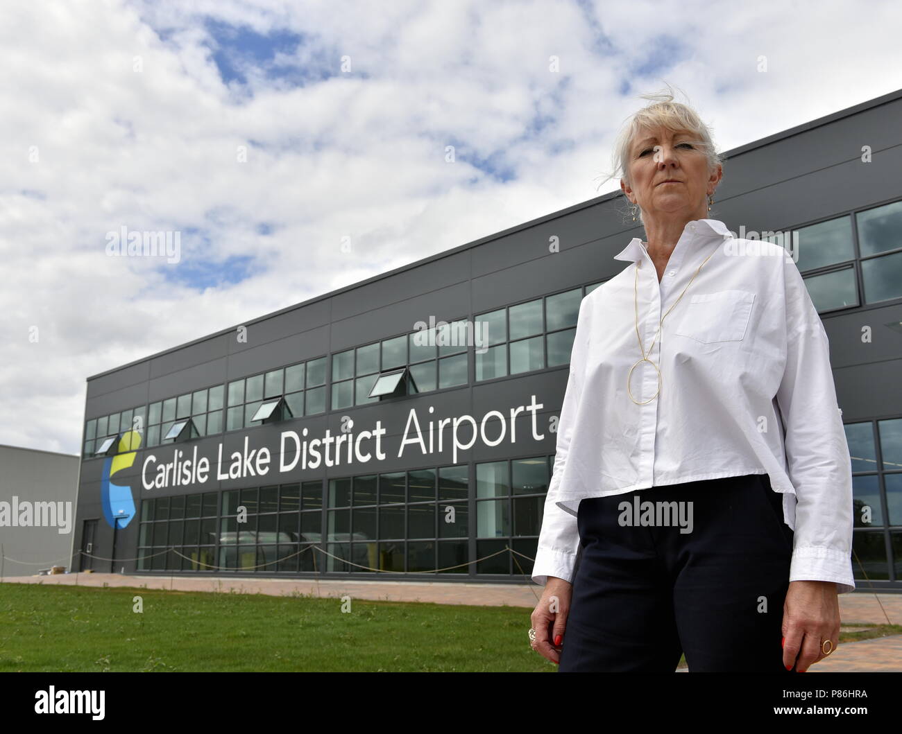 Carlisle, UK. 9th July 2018. Kate Willard Head of Corporate Projects ...