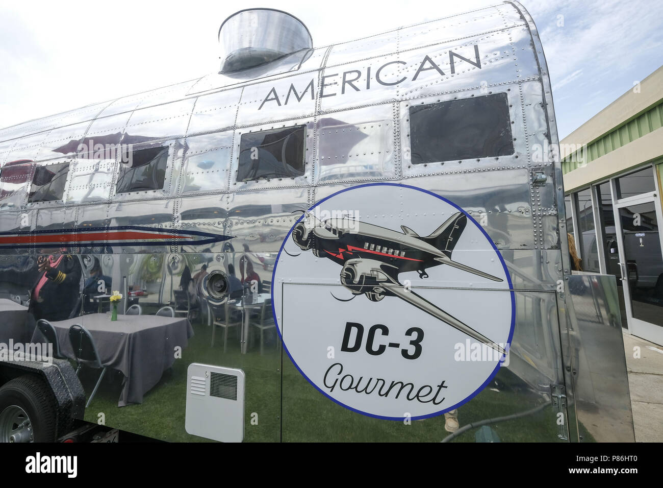 Los Angeles, California, USA. 9th July, 2018. The World War II DC-3 ...