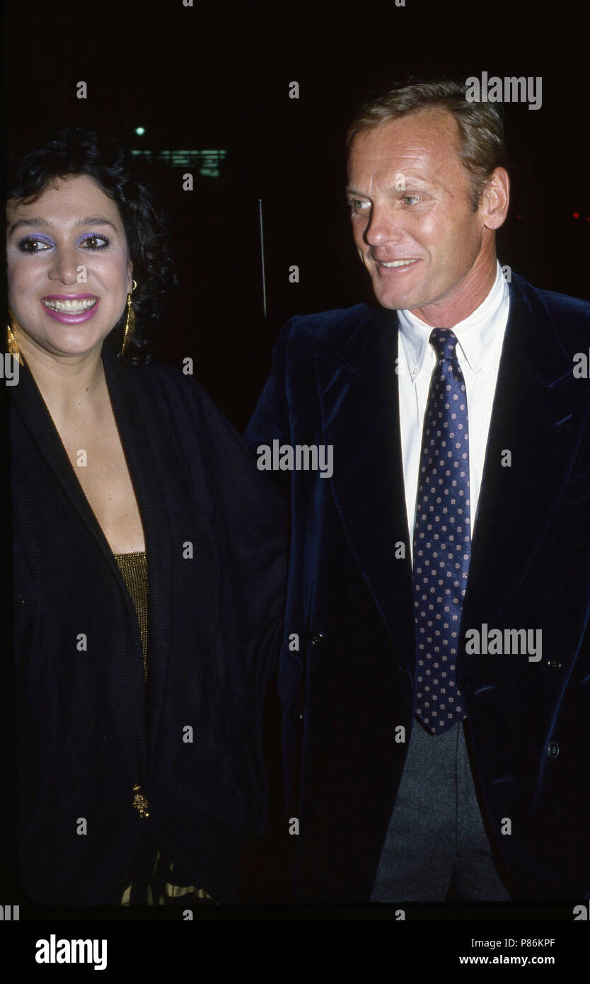 Tab Hunter with Liz Torrez on December 19, 1981 in Los Angeles ...