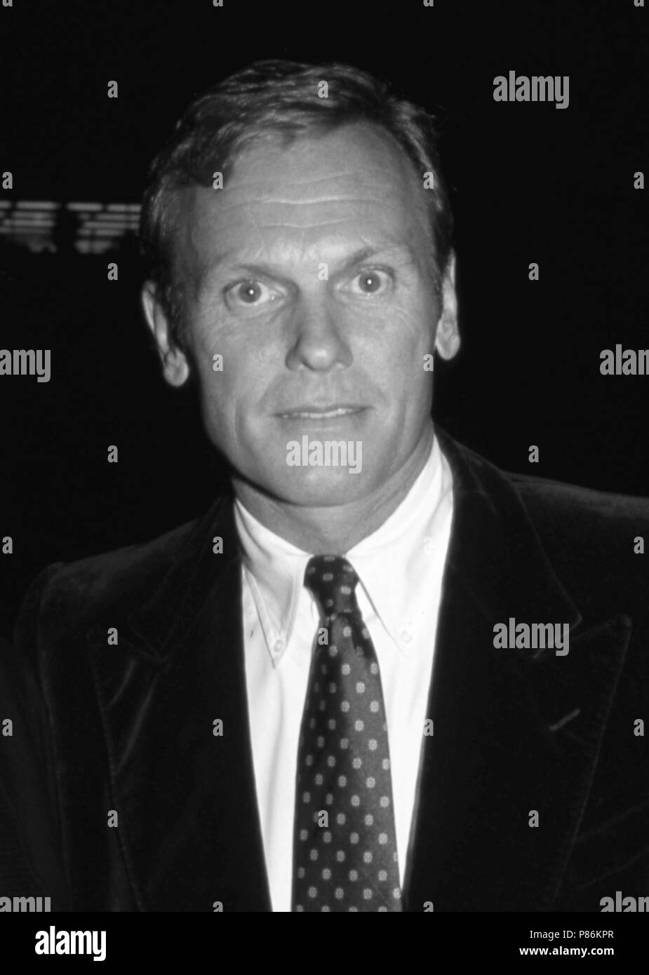 Tab Hunter on December 19, 1981 in Los Angeles, California. Credit ...
