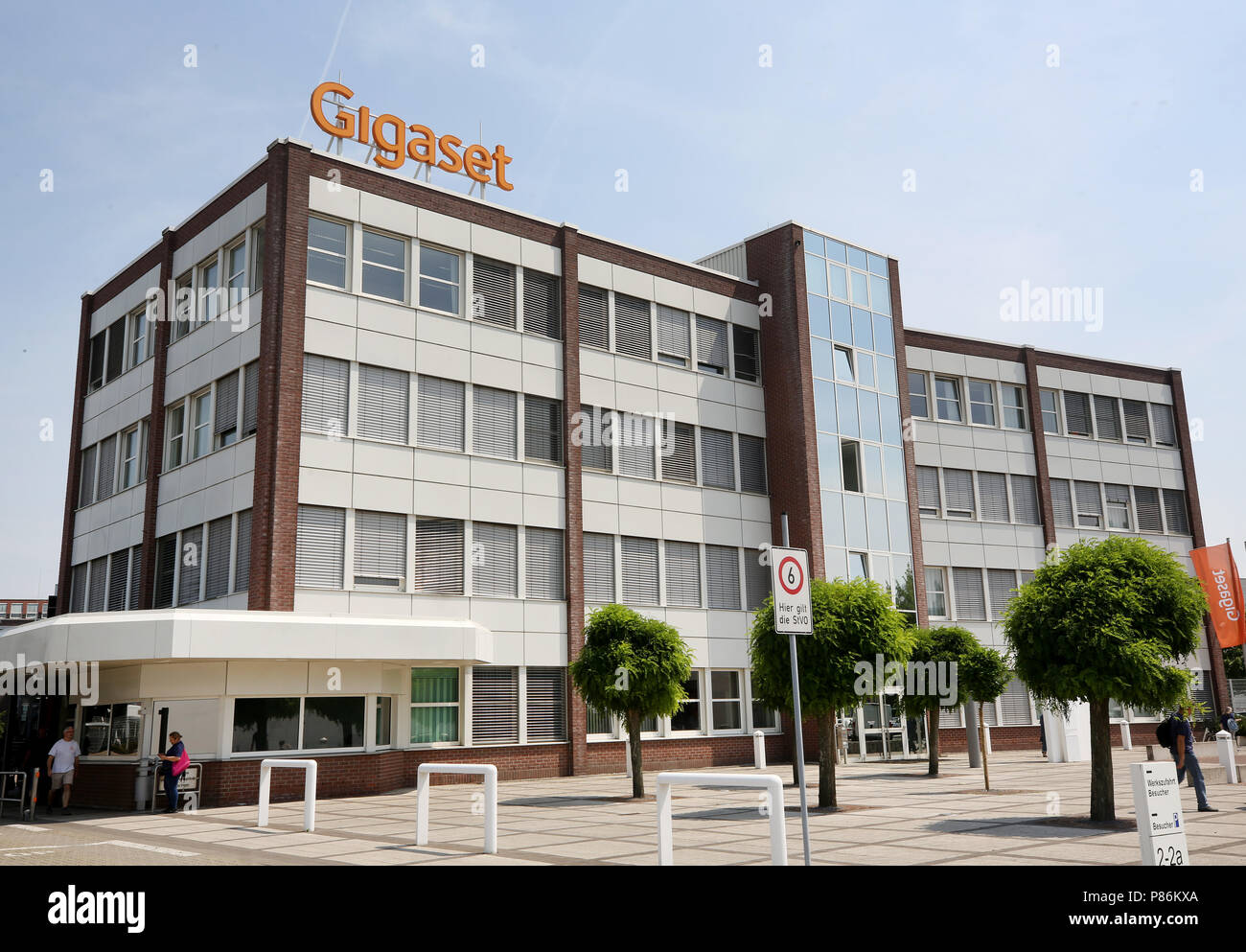 Bocholt, Germany. 04th July, 2018. The administration building of ...