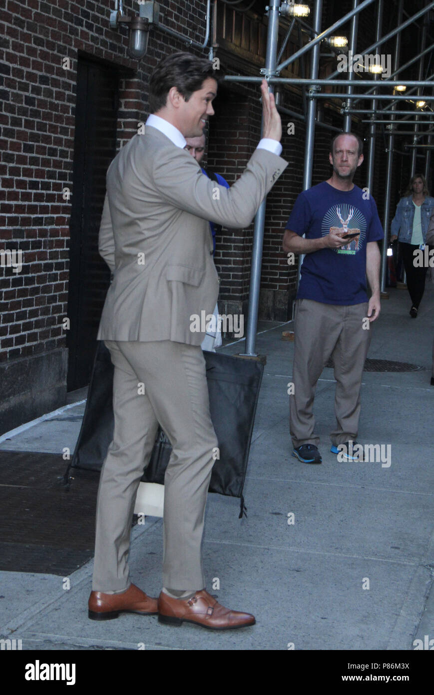 New York, NY, USA. 09th July, 2018. Andrew Rannells at the Late Show ...