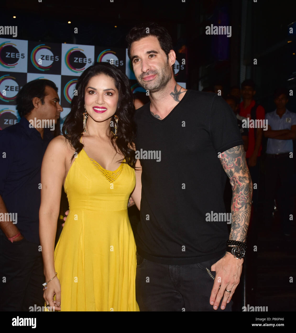 Mumbai, India. 09 July, 2018. American-Canadian-Indian actress Sunny ...
