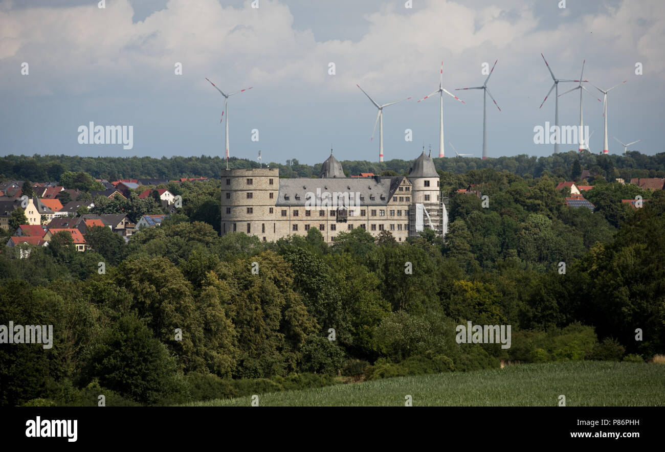 Bueren, Germany. 09th July, 2018. The Wewelsburg castle, which was ...
