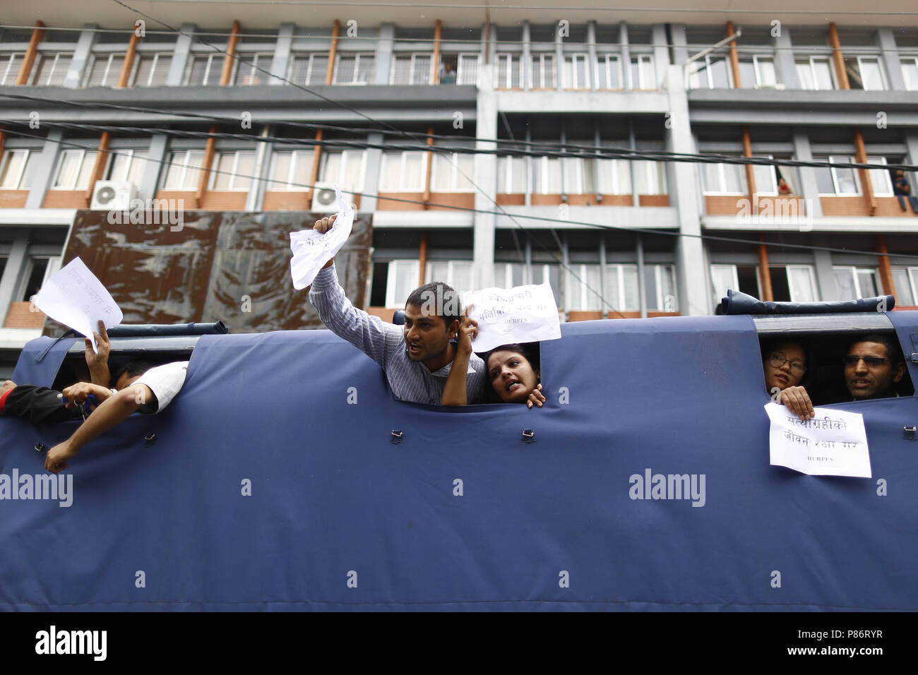 Nepalese human rights activists hi-res stock photography and images - Alamy