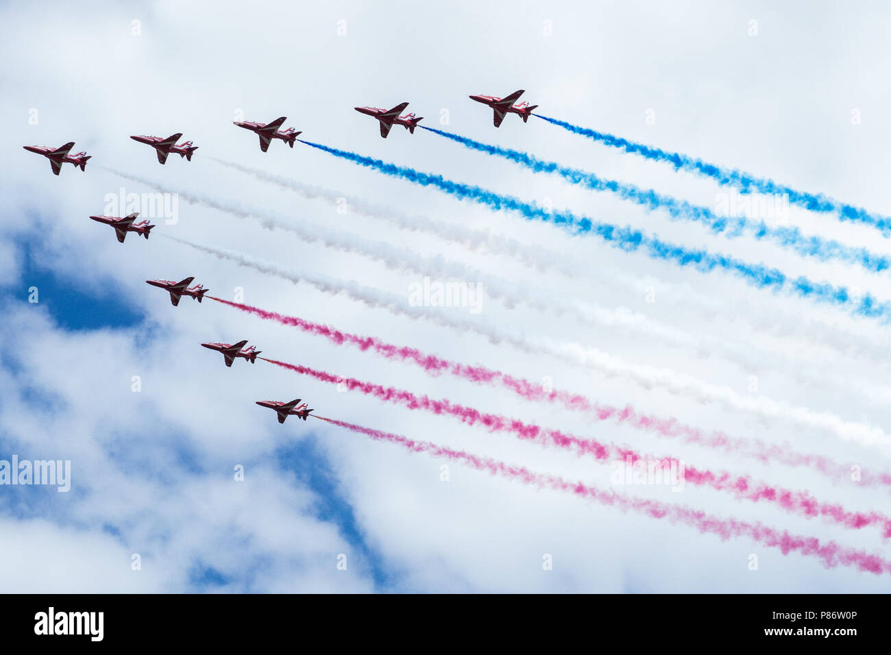 Raf centenary flypast hi-res stock photography and images - Alamy