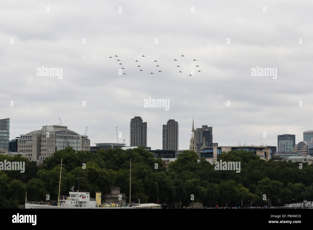 Formation of raf typhoons hi-res stock photography and images - Alamy