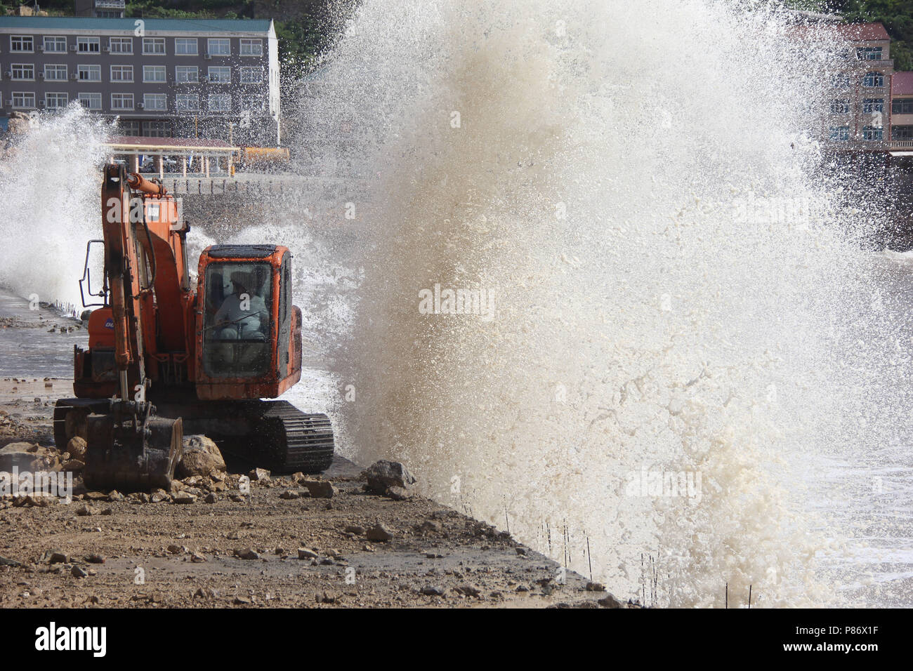 Typhoon maria in taiwan hi-res stock photography and images - Alamy