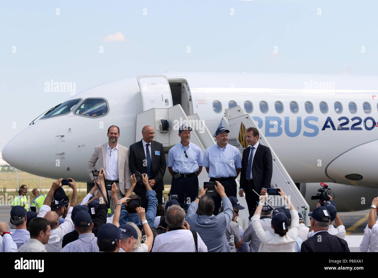 Toulouse ( France) July 10th, 2015 ; Presentation of the new Airbus ...
