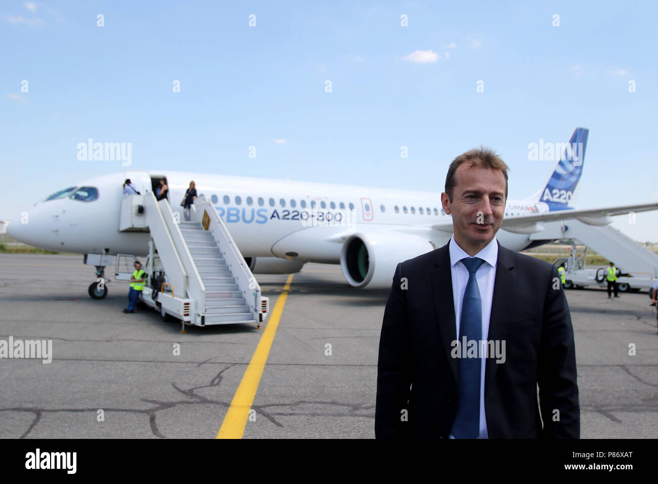 Toulouse ( France) July 10th, 2015 ; Presentation of the new Airbus ...