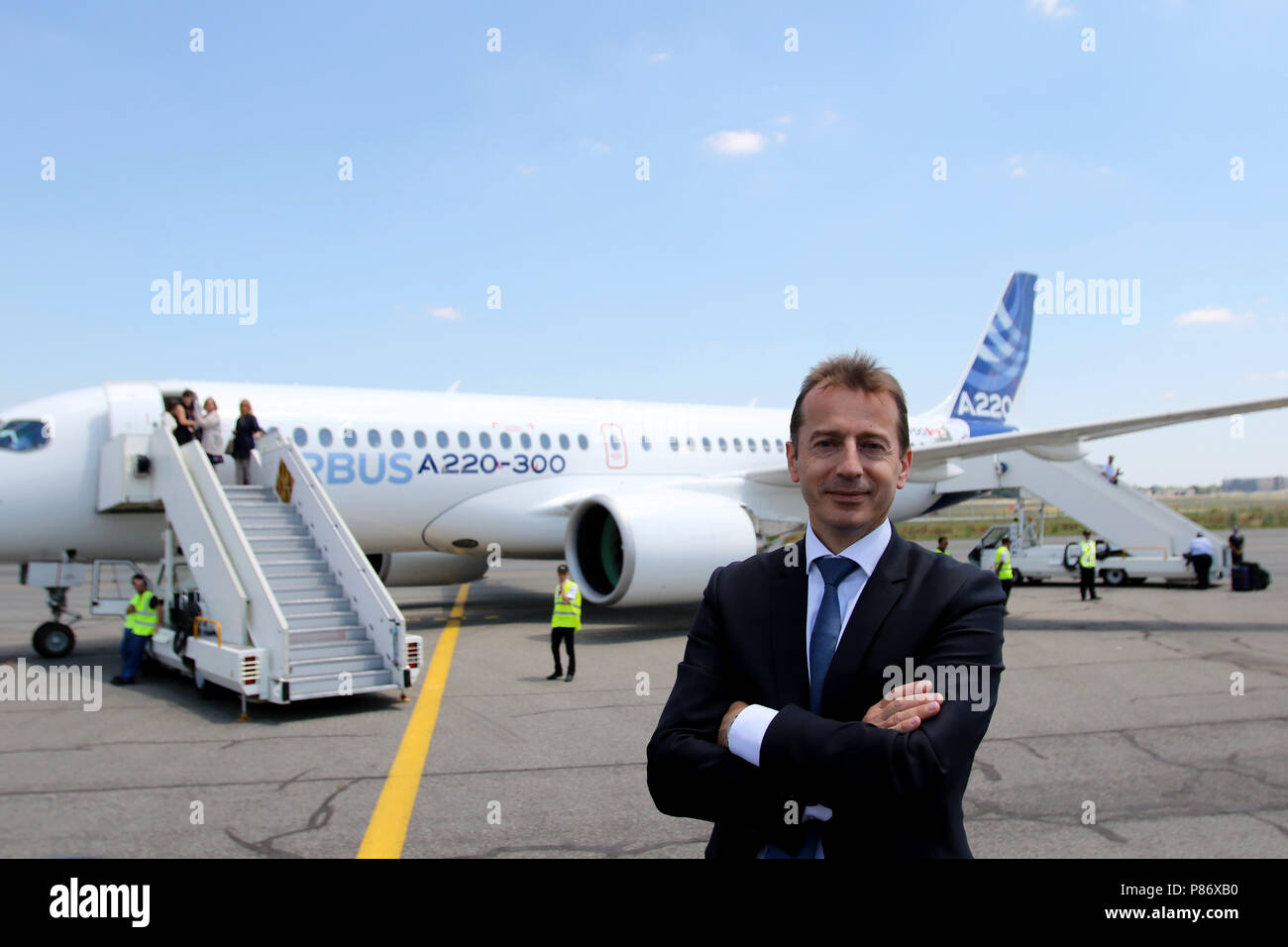 Toulouse ( France) July 10th, 2015 ; Presentation of the new Airbus ...