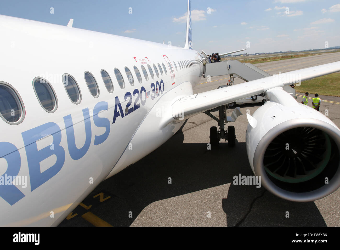 Toulouse ( France) July 10th, 2015 ; Presentation of the new Airbus ...