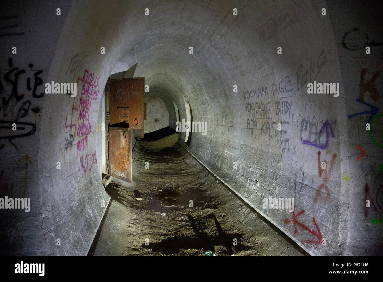 Vleermuisreservaat Nietoperek, Batconservation in Poland Stock Photo ...