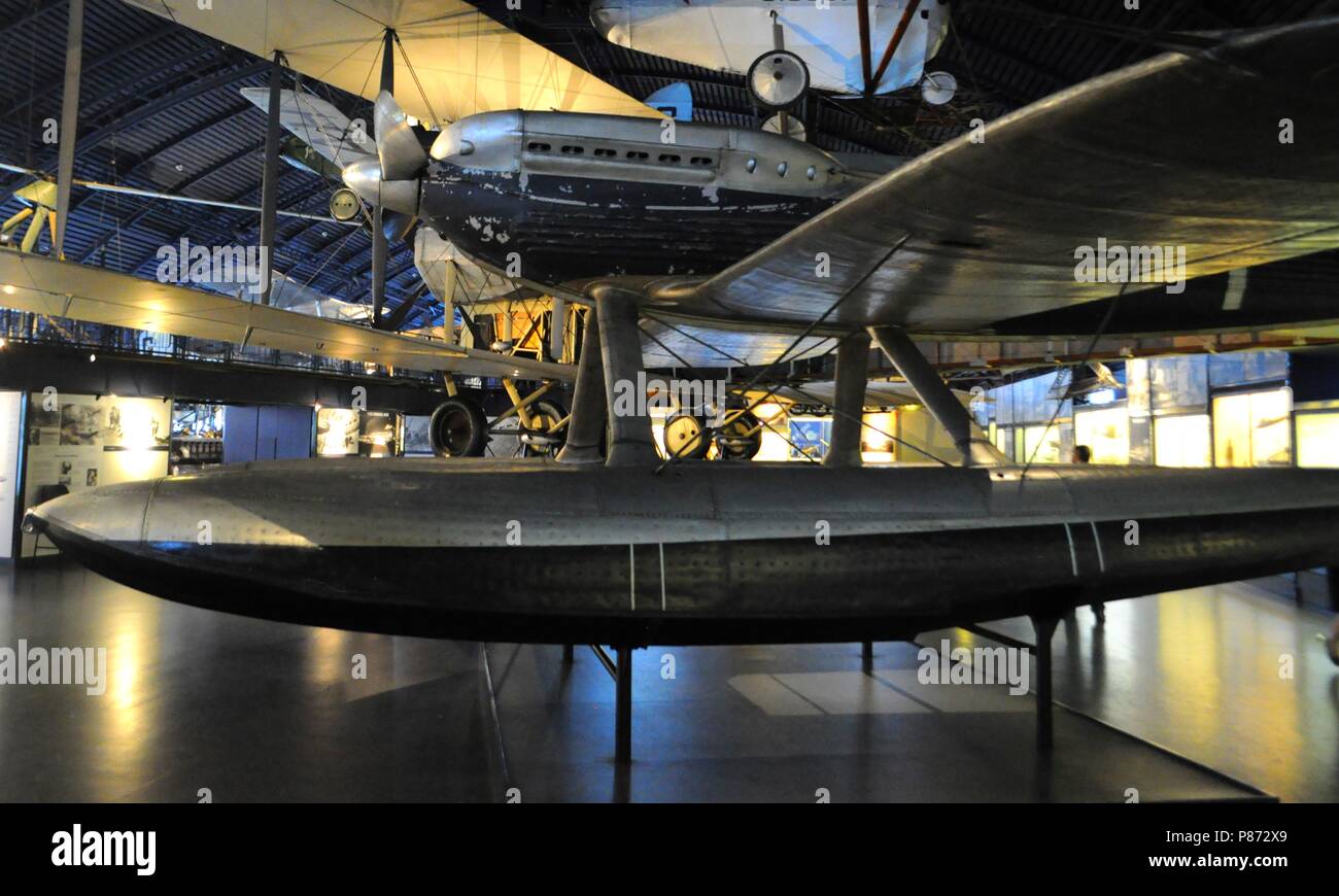 Supermarine Seaplane, S6B S.1595 in Science Museum's Flight Gallery ...