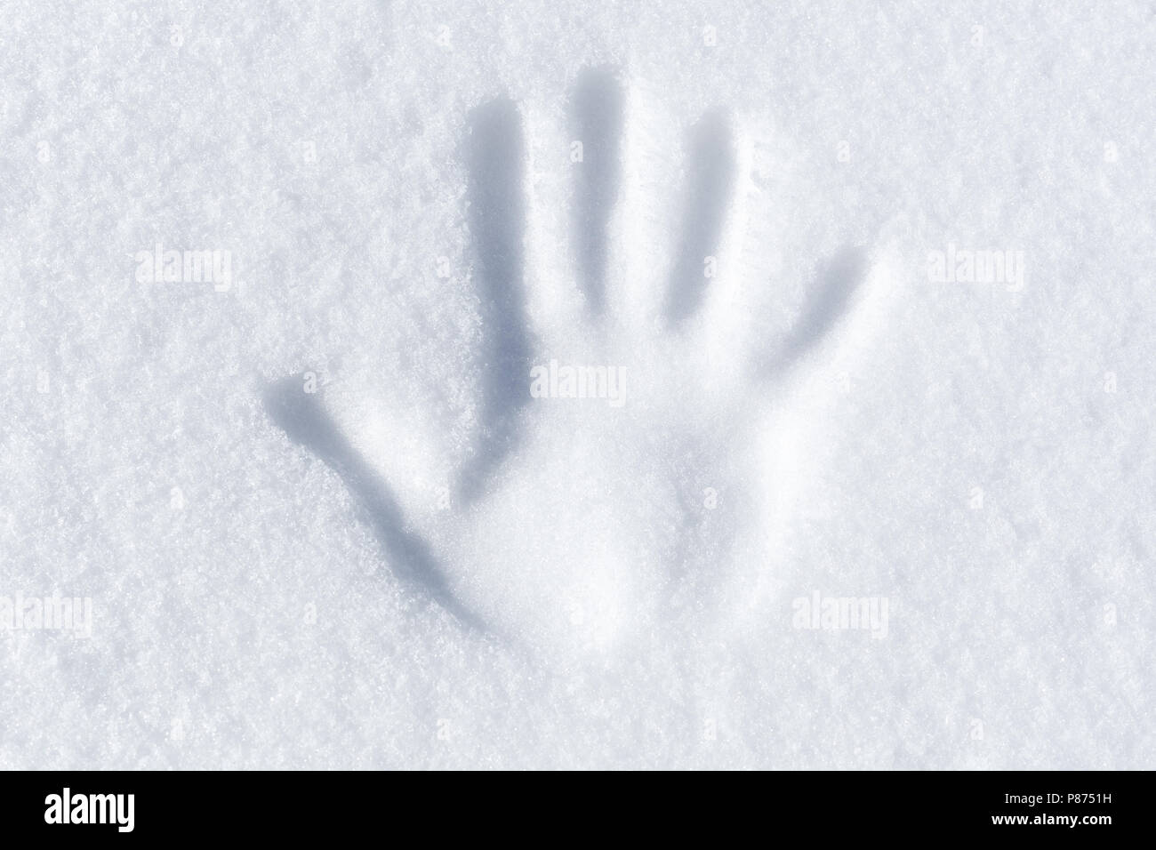 Hand palm print right hi-res stock photography and images - Alamy