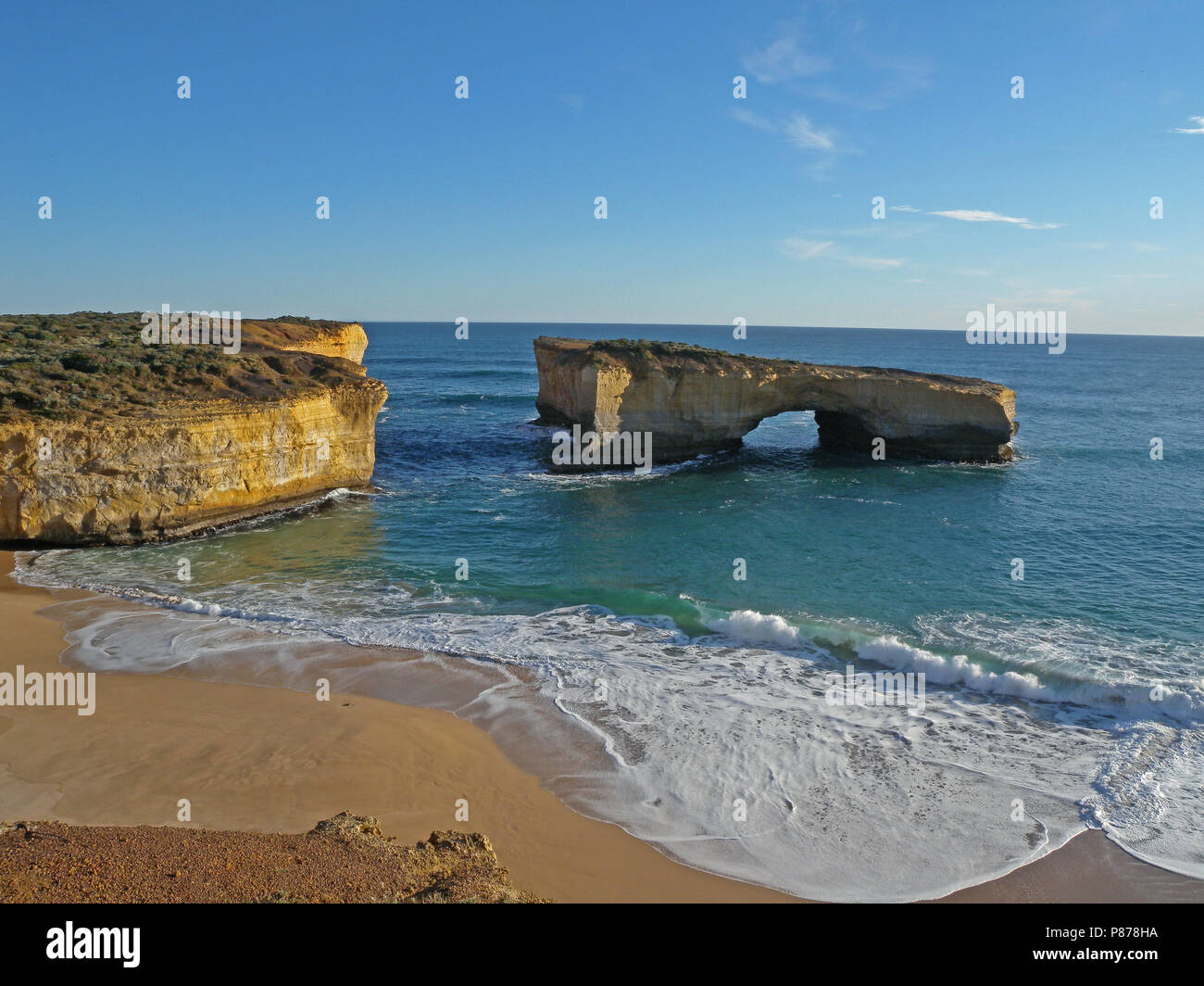 Stunning coast along the Great Ocean Road in Australia. A 243 ...