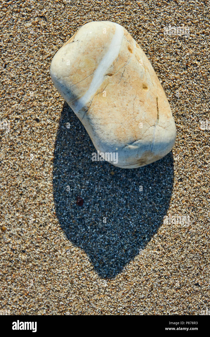 Stones and pebbles on the beach on the Greek island of Corfu Stock ...